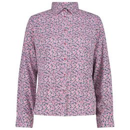 CMP - Women's Longsleeve Shirt with Pattern - Bluse Gr 34 rosa/lila