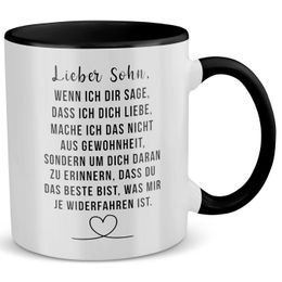 22Feels Tasse Sohn Geschenk Geburtstag 18 Jahre Kind Abi Master Bachelor Weihnachten