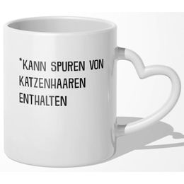 22Feels Tasse Katze Süßes Tier Lustige SpruchFrau Geschenk Katzenlady Katzenbaby