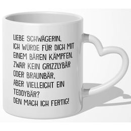 22Feels Tasse Schwägerin Geschenk Hochzeit Idee Frauen Weihnachten Geburtstag Haferl