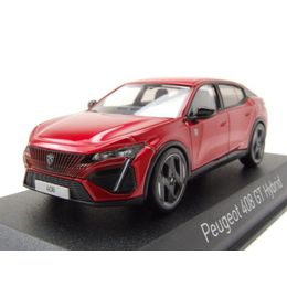 Norev Modellauto Peugeot 408 GT Hybrid 2023 rot Modellauto 1:43 Norev