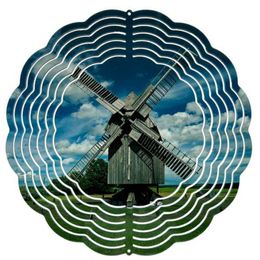 Ladreas Windspiel Edelstahl 3D Windspiel Windspinner 20cm Windmühle WI18