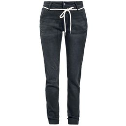 Red by EMP Bequeme Stoffhose mit seitlichen Einschubtaschen Jeans schwarz in W26L32