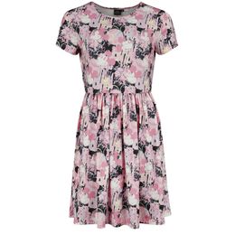 Micky Mouse Mickey Mouse Mickey Heads Allover Kurzes Kleid rosa in L