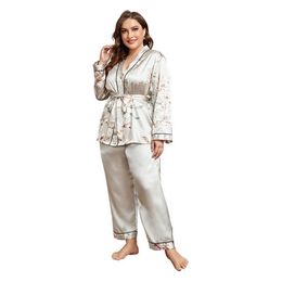 FIDDY Pyjama Pyjama-Bademantel und Pyjamas