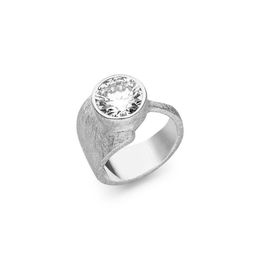 SKIELKA DESIGNSCHMUCK Silberring Silber Ring "BreitSchmal" (Sterling Silber 925)