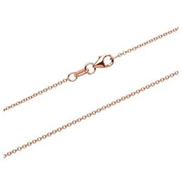 UNIQUE Goldkette Roségoldene Ankerkette aus 375er Gold GC0008 (Länge: 38cm)