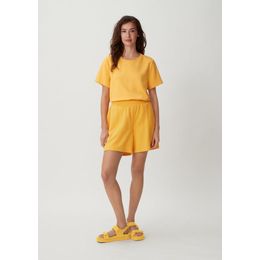 comma, comma casual identity Hose & Shorts Relaxed: Scubashort mit Modal Stickerei