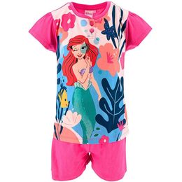 Disney Princess Schlafanzug Arielle (2 tlg) Pyjama Set kurz