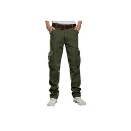ZWY Funktionshose Men's Casual Cotton and Linen Trousers Elastic Waist with Drawstring Lightweight High-end Linen Pants