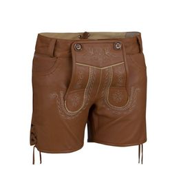 Almbock Trachtenlederhose Damen Lederhose Catalina (1-tlg) haselnuss braun