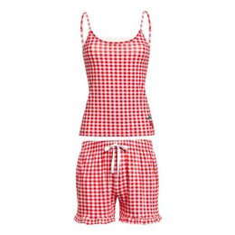 Pussy Deluxe Shorty Red Plaid