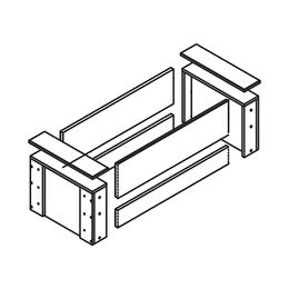 Kermi Fertigfundament für x-change dynamic AW E W40251