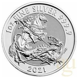 1 Unze Silbermünze Großbritannien Valiant 2021