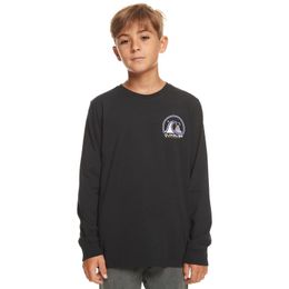 Quiksilver Langarmshirt »Clean Circle« schwarz 12(148-156cm) 12(148-156cm) Stoff: Baumwoll-Jersey-Stoff [160 g/m2]