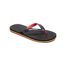 Quiksilver Sandale »Haleiwa« Black/Red/Green 6(39) 6(39) Flexibles, zweifarbiges, synthetisches, an 3...