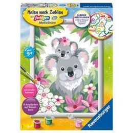 RAVENSBURGER VERLAG Ravensburger Malen nach Zahlen 28984 - Süße Koalas - Kinder ab 9 Jahren