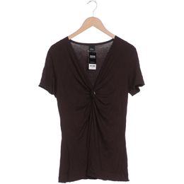 s.Oliver Selection Damen T-Shirt, braun, Gr. 42
