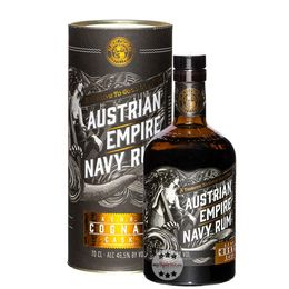 Albert Michler Distillery Austrian Empire Navy Rum A.E.N.R. Cognac Cask / 46,5 % Vol. / 0,7 Liter-Flasche in Geschenkdose