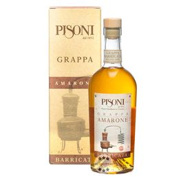 Pisoni Grappa Amarone Barricata / 45 % Vol. / 0,7 Liter-Flasche