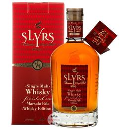Slyrs Marsala Fass finished Whisky / 46 % Vol. / 0,7 Liter-Flasche in Karton