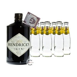 Hendrick’s Small Batch Gin (44% Vol., 0,7 L) & 11 x Schweppes Indian Tonic Water (0,2 L) inkl. 1,10€ Pfand