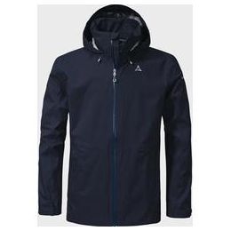 Schöffel Outdoorjacke SCHÖFFEL "2.5L Jacket Aiplspitz M" Gr. 50, blau (8820, blau) Herren Jacken