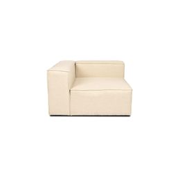 Home Deluxe Modulares Sofa VERONA -versch. Ausführungen - Linkes Ecksofa - beige