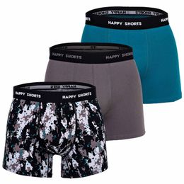 Happy Shorts Herren Boxershort Mehrfarbig