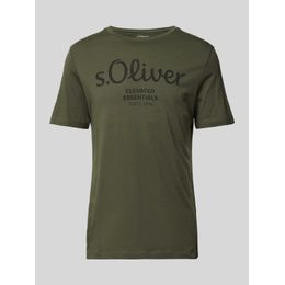 s.Oliver RED LABEL T-Shirt mit Label-Print