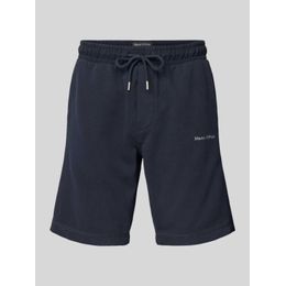 Marc O'Polo Shorts in unifarbenem Design mit elastischem Bund