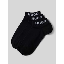 Hugo Sneakersocken mit Label-Detail im 3er-Pack
