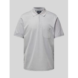 Ragman Regular Fit Poloshirt mit Logo-Stitching