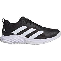 Adidas Court Team Bounce 2.0 Hallenschuhe Herren schwarz 45 1/3