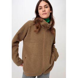 hessnatur Wollfleece Jacke aus reiner Bio-Merinowolle Größe: S