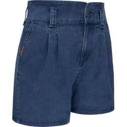 Ragwear Shorts Suzzie stylische, kurze Sommerhose in Jeansoptik, blau