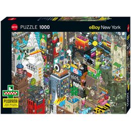 Heye Puzzle New York Quest, 1000 Puzzleteile, Made in Germany, bunt