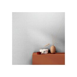 marburg Vliestapete Uni Radiance, uni, moderne Vliestapete für Wohnzimmer Schlafzimmer Küche, weiß