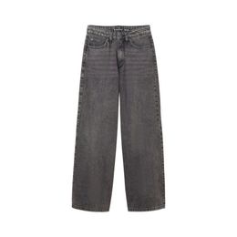Tom Tailor Weite Jeans im 5-Pocket-Style, grau