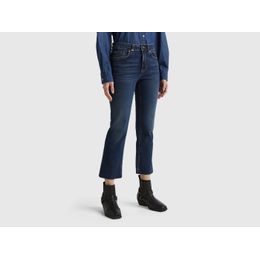 United Colors Of Benetton Weite Jeans mit geradem Bein, blau