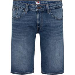 Tommy Jeans Plus Jeansshorts PLUS RONNIE SHORT Große Größen, mit Used-Effekten, blau