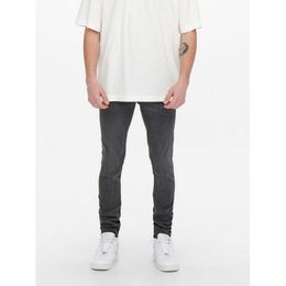 Only & Sons ONLY & SONS Slim-fit-Jeans Skinny Fit Jeans Denim Hose Stretch Pants ONSWARP Tapered Trousers (1-tlg) 3964 in Grau