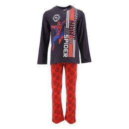 Spiderman Schlafanzug Kinder Jungen Pyjama langarm Nachtwäsche