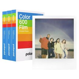 Polaroid Polaroid 600 Color Film Triple Pack 3x8 Sofortbild-Film Weiß