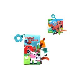 Kikkaboo Greifspielzeug Baby Stoffbuch mit Beißring