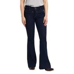 Ariat Bootcut-Jeans ALEXA FLARE Blau Damen Westernjeans