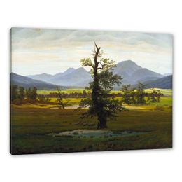 Pixxprint Leinwandbild Caspar David Friedrich