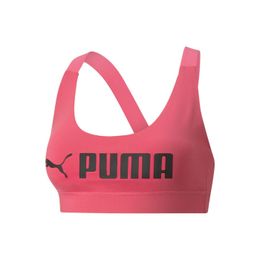 Puma Funktionstop Mid Impact Puma Fit Bra SUNSET PINK