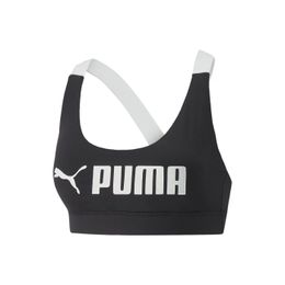 Puma Funktionstop Mid Impact Puma Fit Bra Puma BLACK