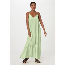 hessnatur A-Linien-Kleid Relaxed aus TENCEL™ Lyocell mit Leinen (1-tlg)